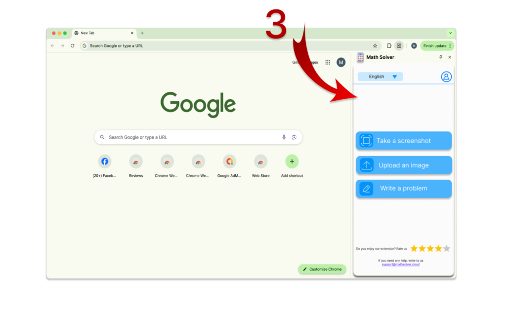 Welcome page - Math Solver